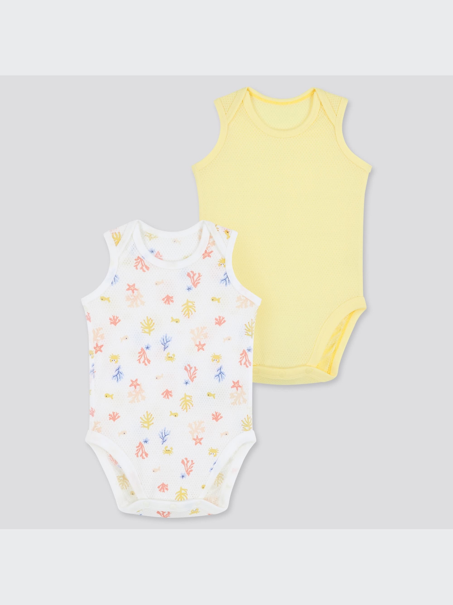 Cotton Mesh Sleeveless Inner Bodysuit (Set of 2) | UNIQLO US