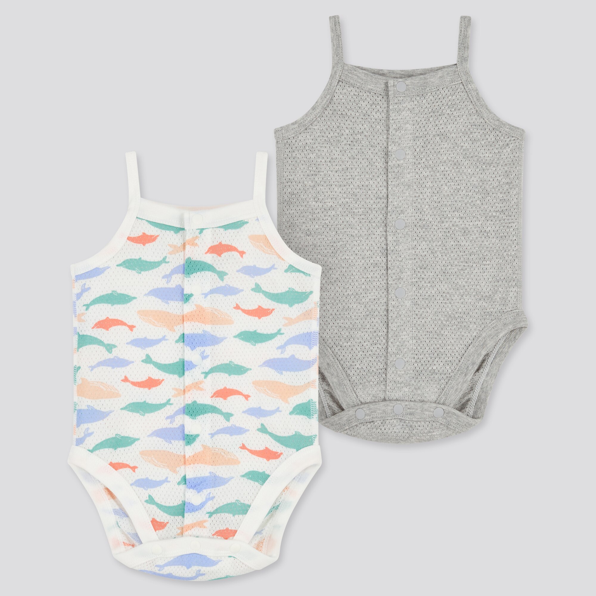 Cotton Mesh Inner Bodysuit (Set of 2) | UNIQLO US