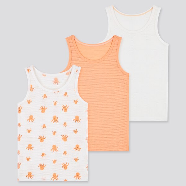 Cotton Mesh Tank Top (Set of 3) | UNIQLO US