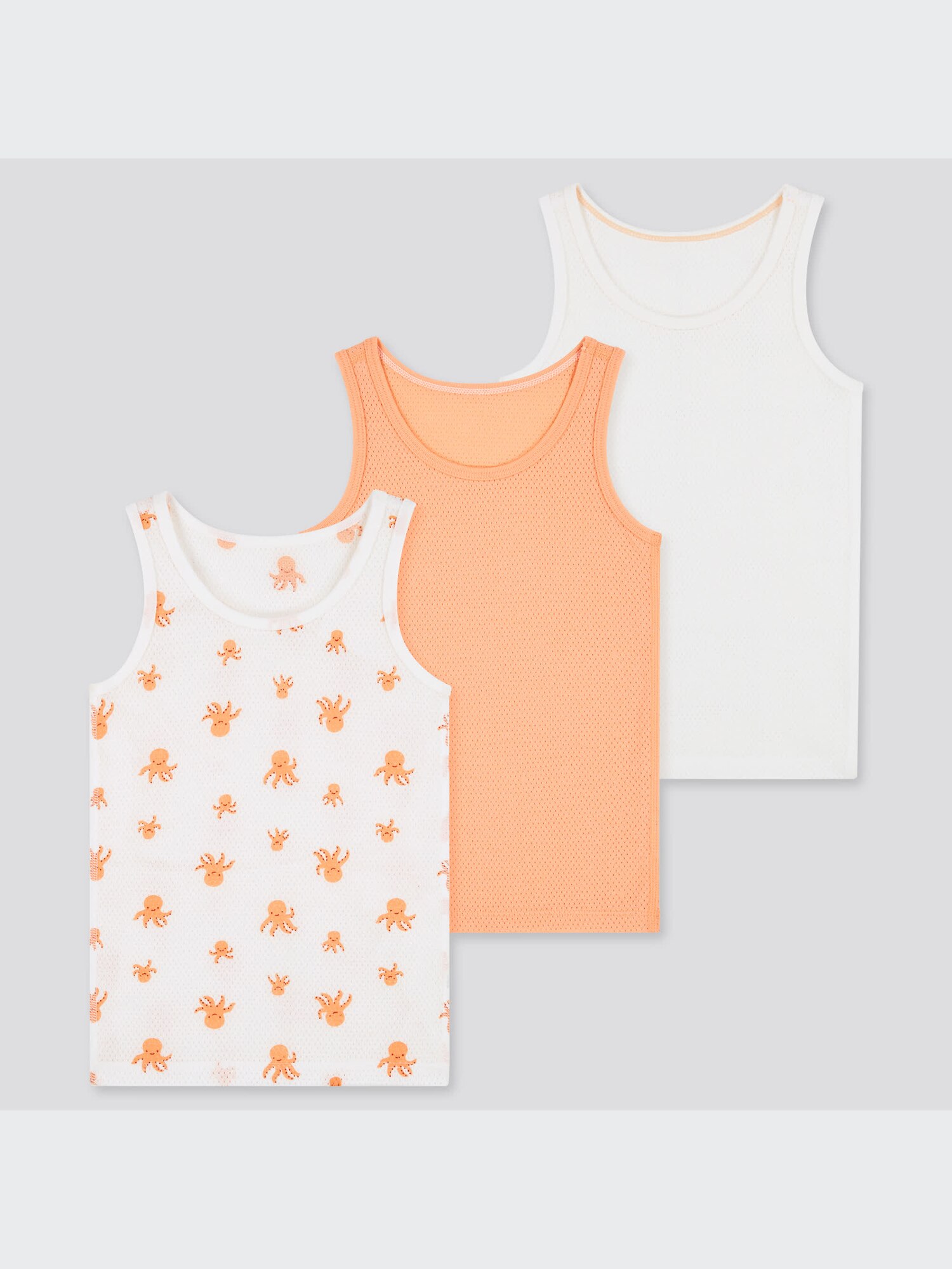 Cotton Mesh Tank Top (Set of 3) | UNIQLO US