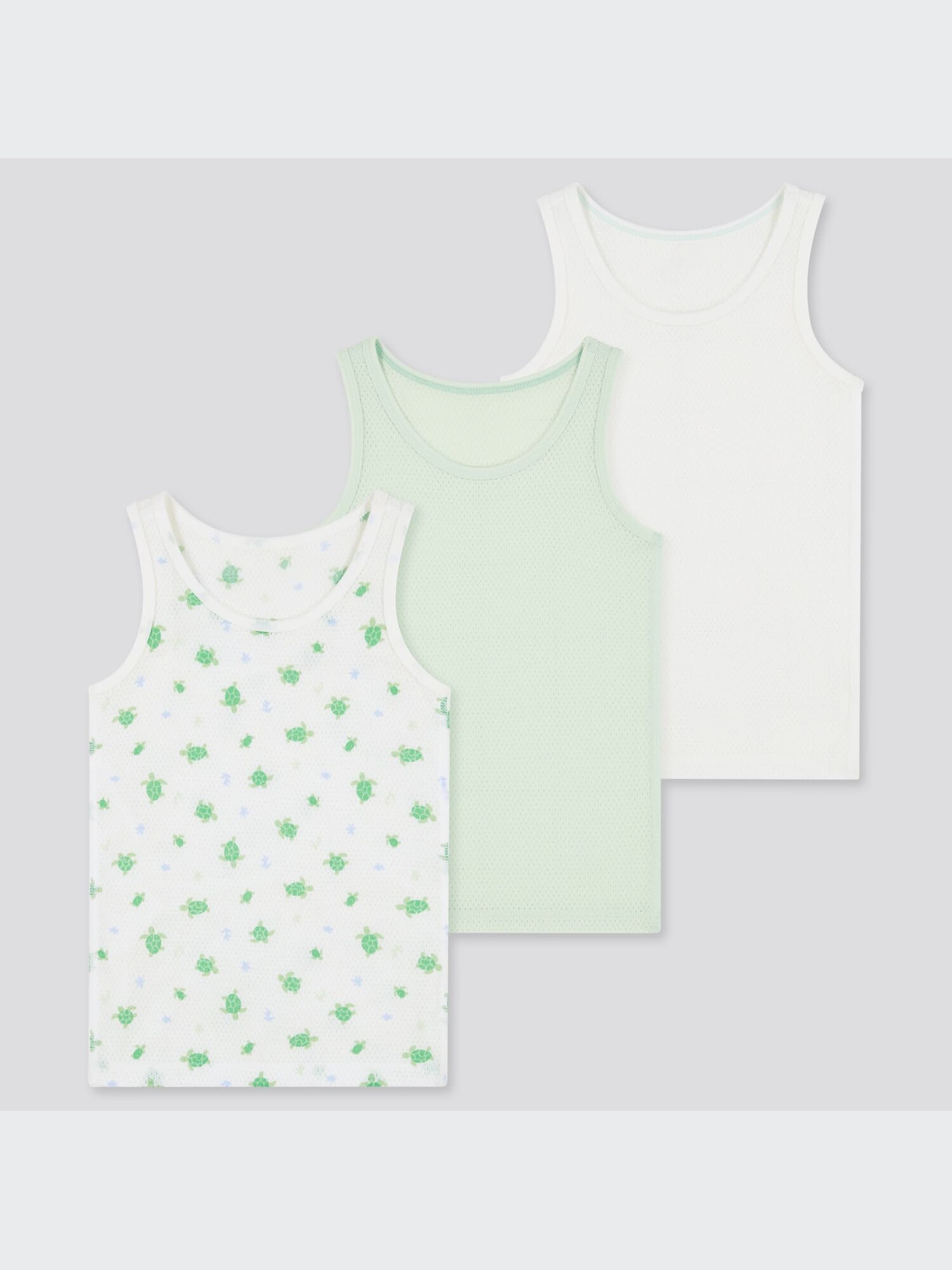 Cotton Mesh Tank Top (Set of 3) | UNIQLO US