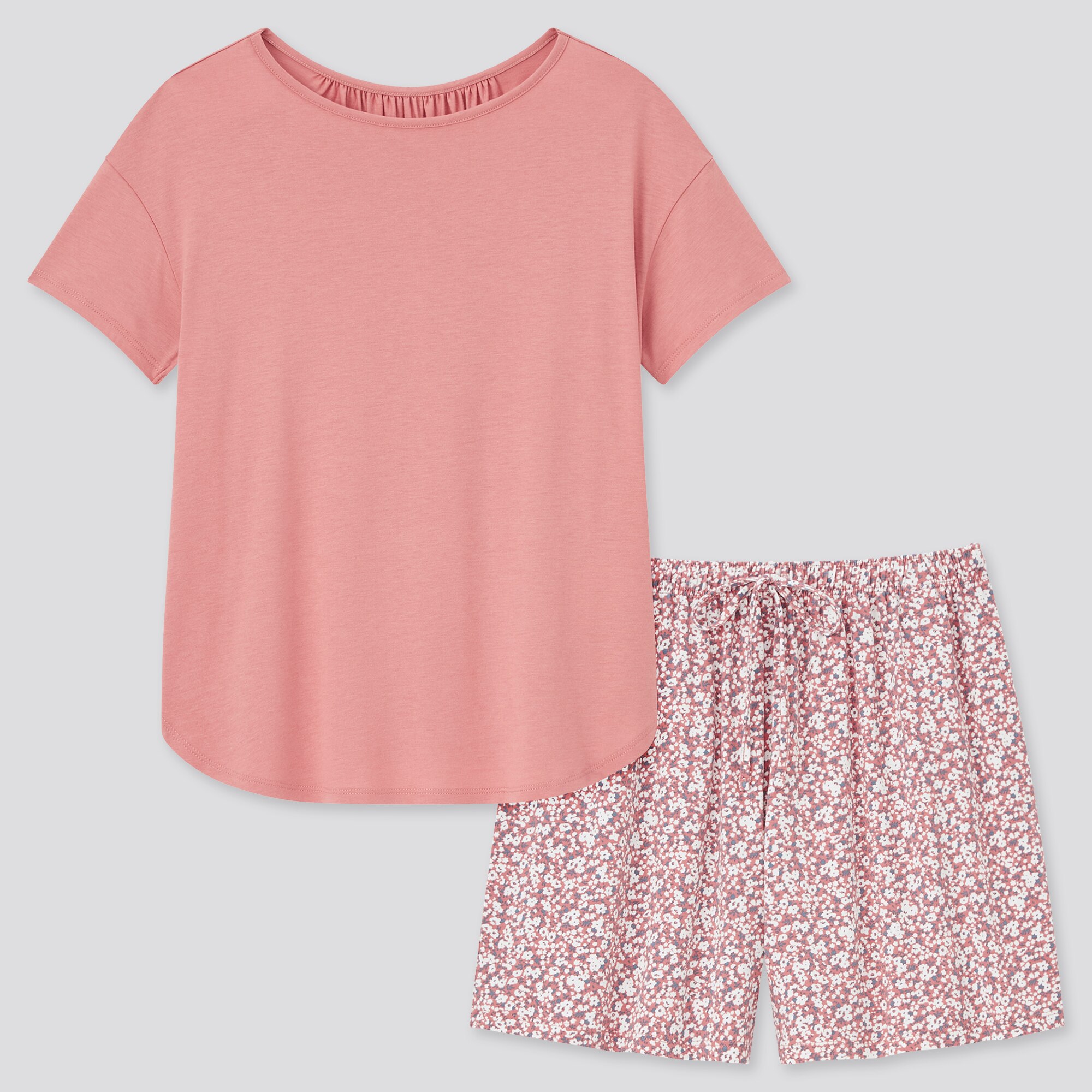 Drape Jersey Short-Sleeve Set | UNIQLO US