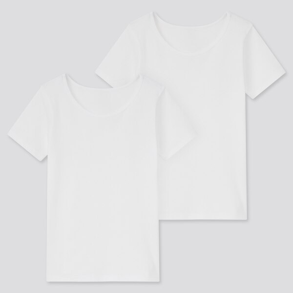 Cotton Inner Scoop Neck T-Shirt (Set of 2) | UNIQLO US