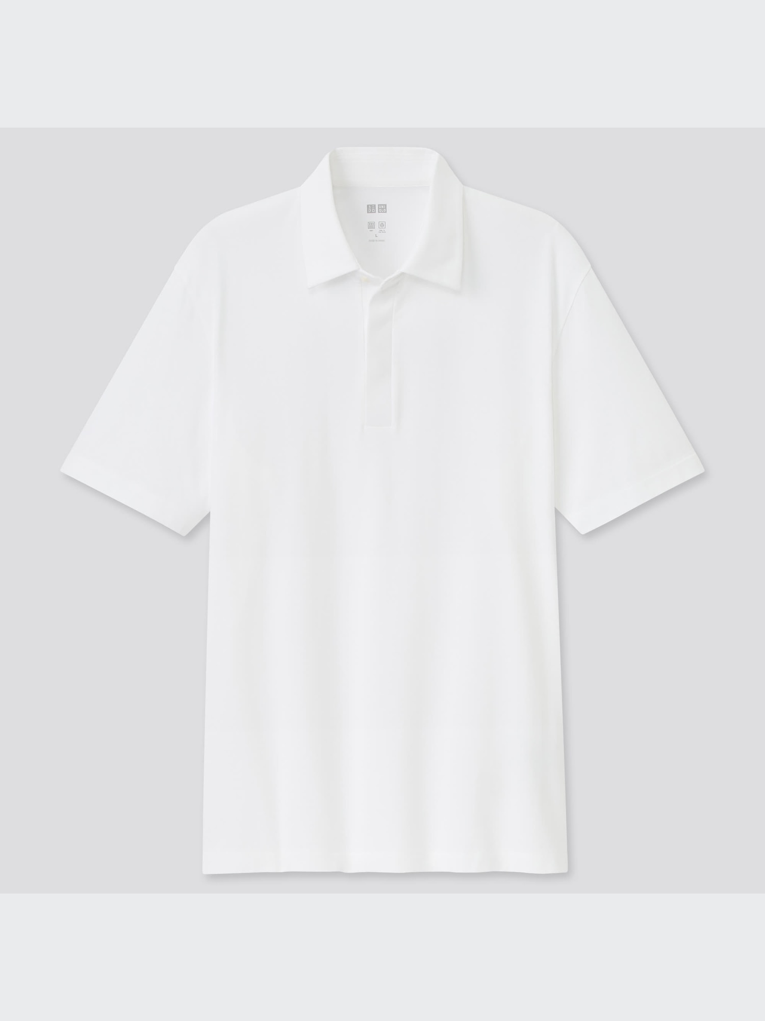 Men's AIRism Fly-Front Polo Shirt | UNIQLO US