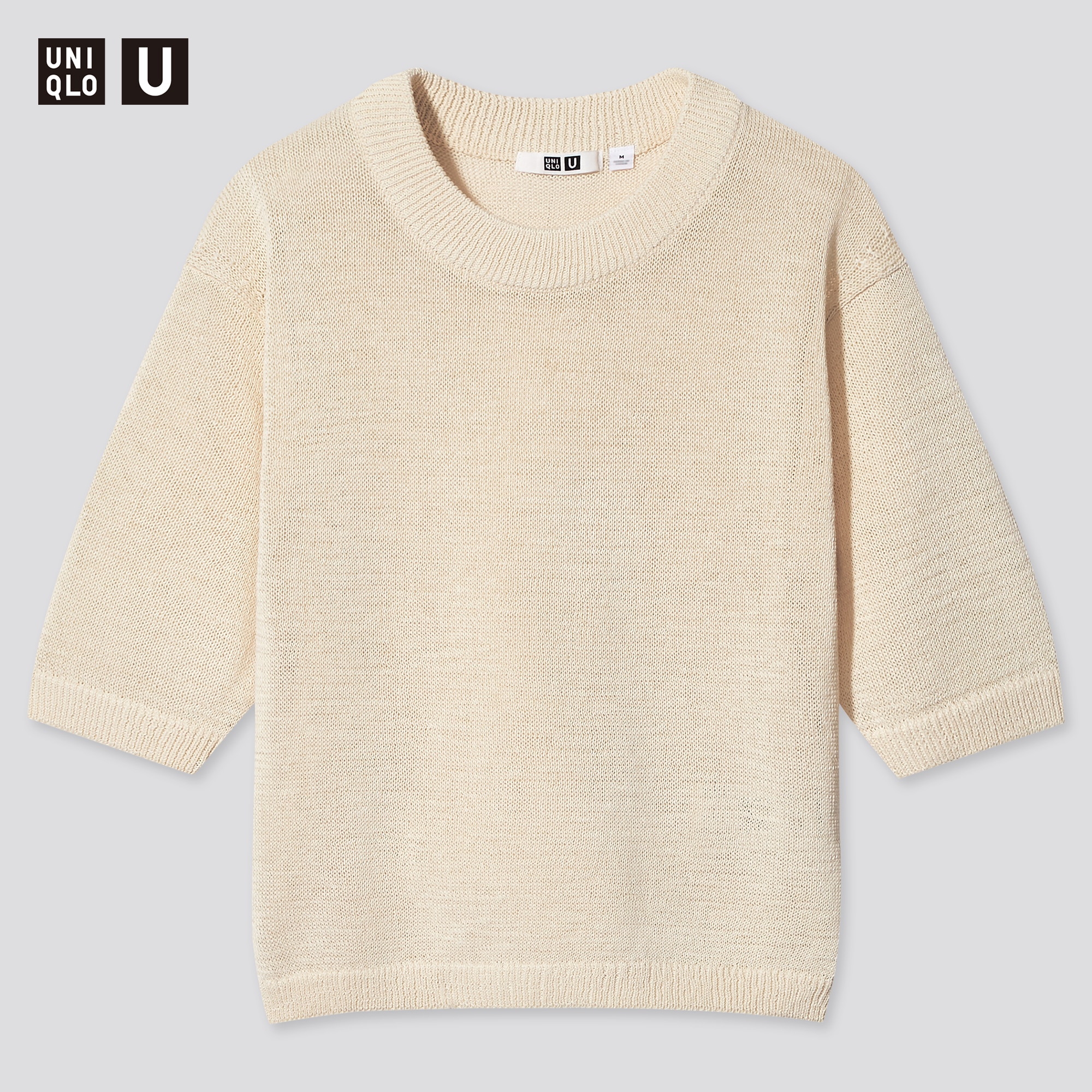 UNIQLO Cotton Ribbed Crew Neck Short-Sleeve Crop Top | StyleHint