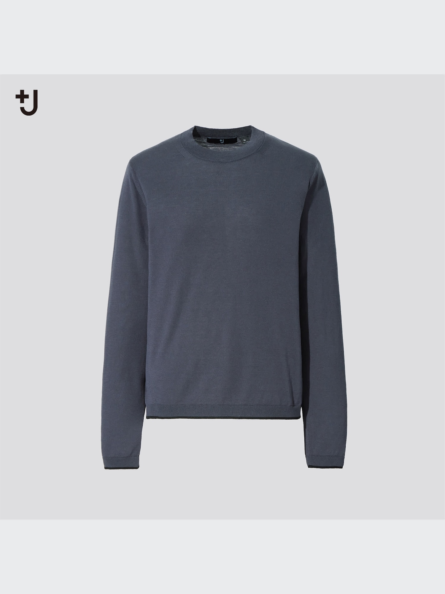 +J Silk-Cotton Crew Neck Long-Sleeve Sweater | UNIQLO US
