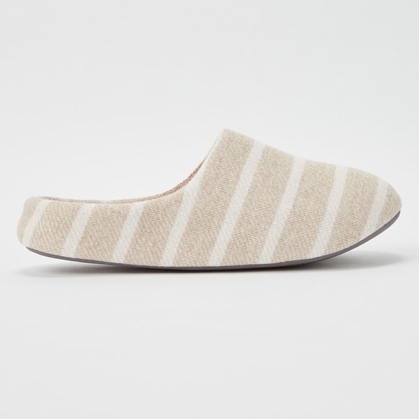 Striped Rubber-Soled Slippers | UNIQLO US