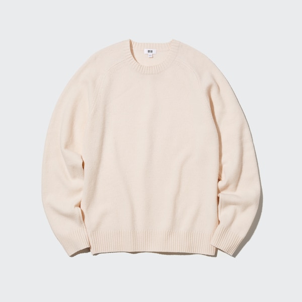 Premium Lambswool Crew Neck Long-Sleeve Sweater | UNIQLO US
