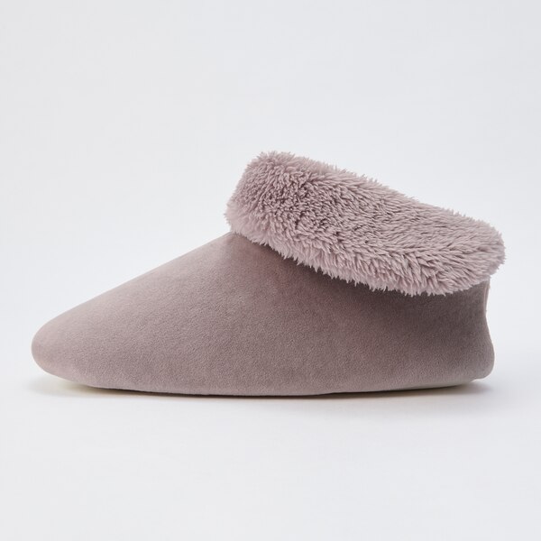 Fleece Velour Boot Slippers | UNIQLO US