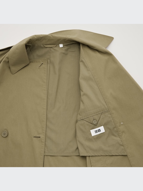 U Double-Breasted Trench Coat | UNIQLO US