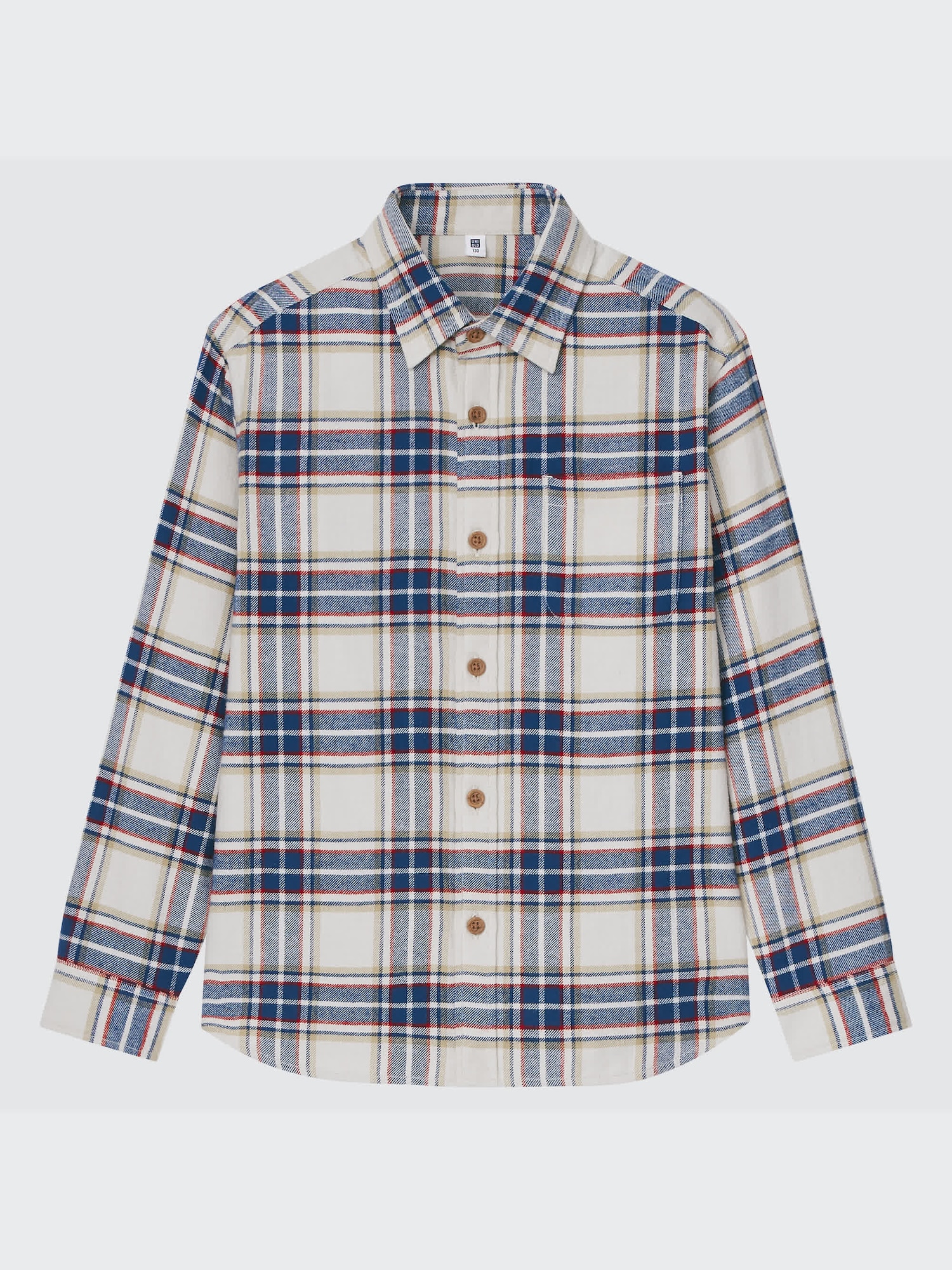 Kids Flannel Plaid Long-Sleeve Shirt | UNIQLO US