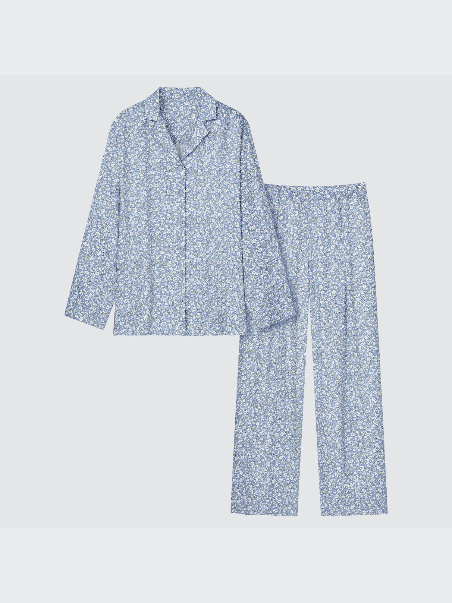 Joy of Print Satin Long-Sleeve Pajamas | UNIQLO US