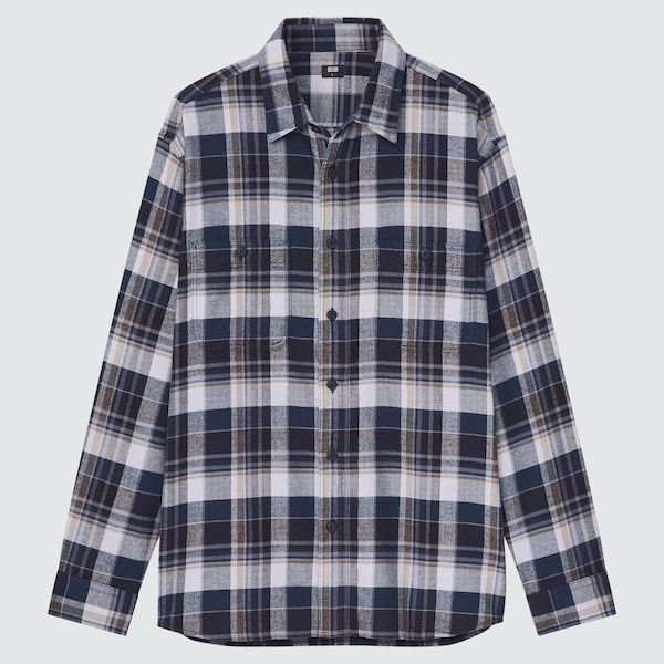 Flannel Plaid Long-Sleeve Shirt | UNIQLO US