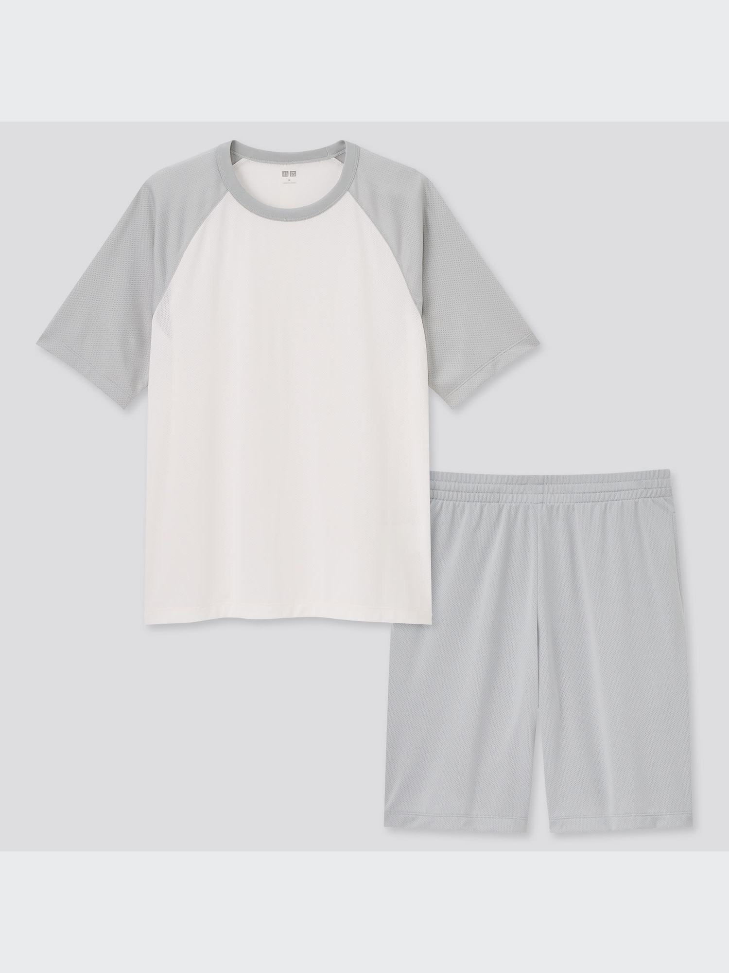 Men's AIRISM MESH CREW NECK SET | UNIQLO CA