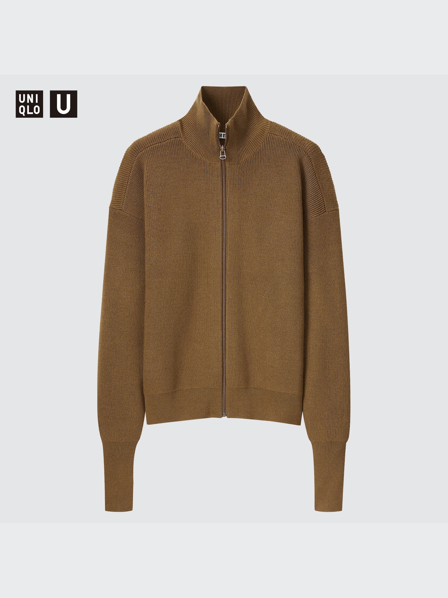 Men's Uniqlo U Merino Blend Full-Zip Long Sleeve Sweater | UNIQLO AU