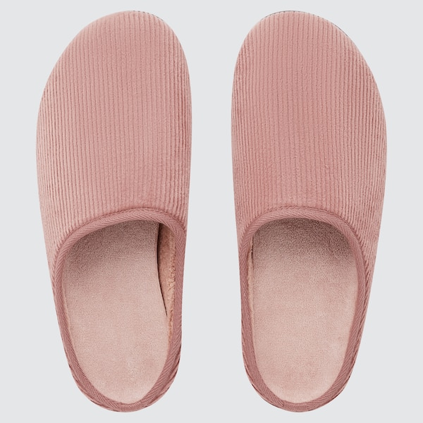 Corduroy Washable Rubber-Soled Slippers | UNIQLO US