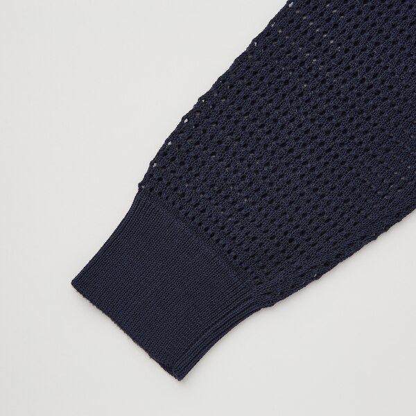Mesh Long-Sleeve Short Cardigan | UNIQLO US