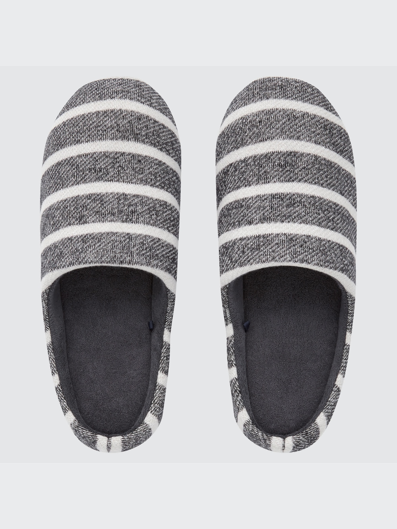 Striped Rubber-Soled Slippers | UNIQLO US