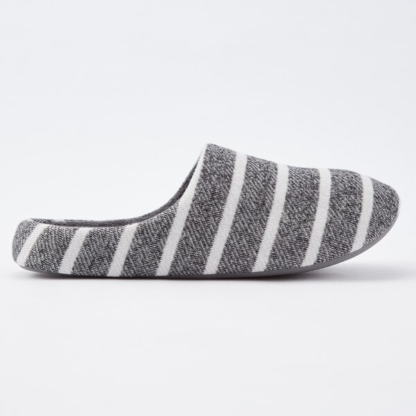 Striped Rubber-Soled Slippers | UNIQLO US