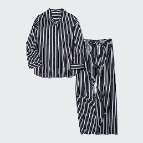 Soft Stretch Long-Sleeve Pajamas | UNIQLO US
