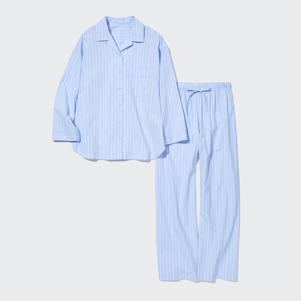 Soft Stretch Long-Sleeve Pajamas | UNIQLO US