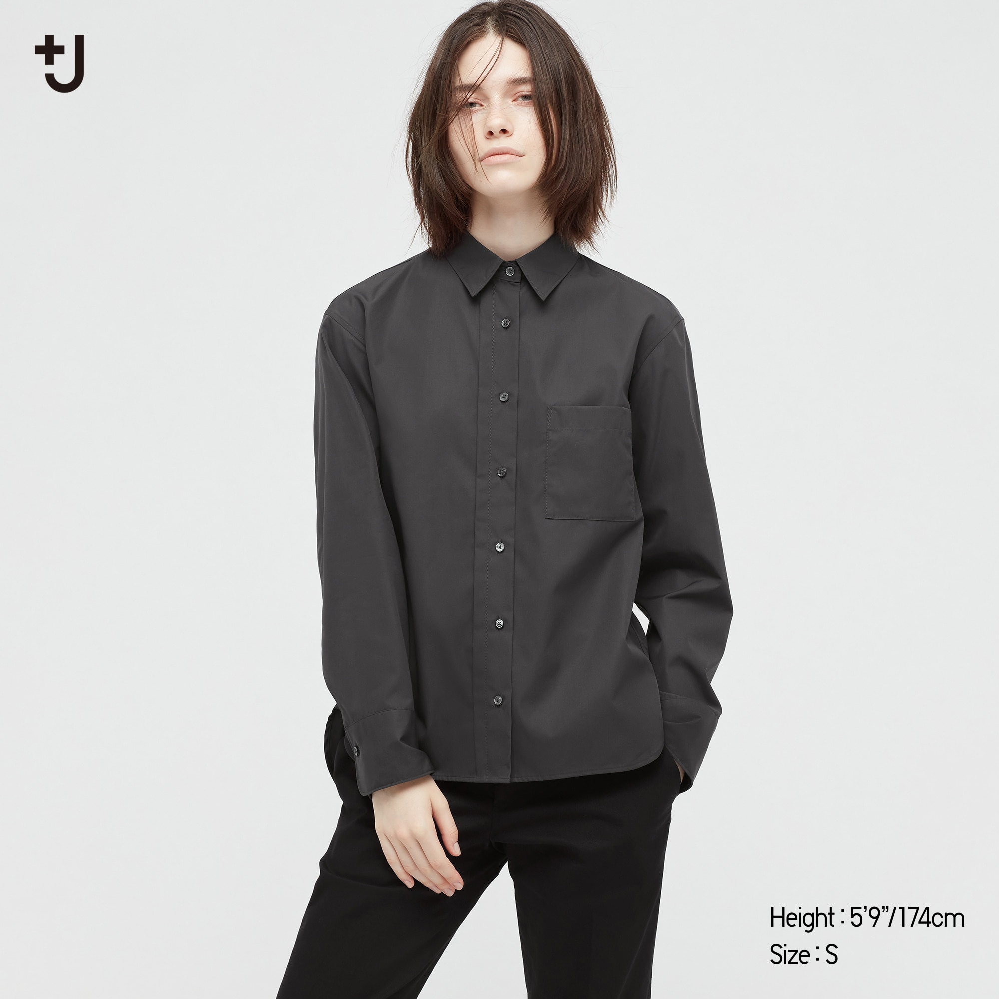 +J Supima® Cotton Long-Sleeve Shirt | UNIQLO US