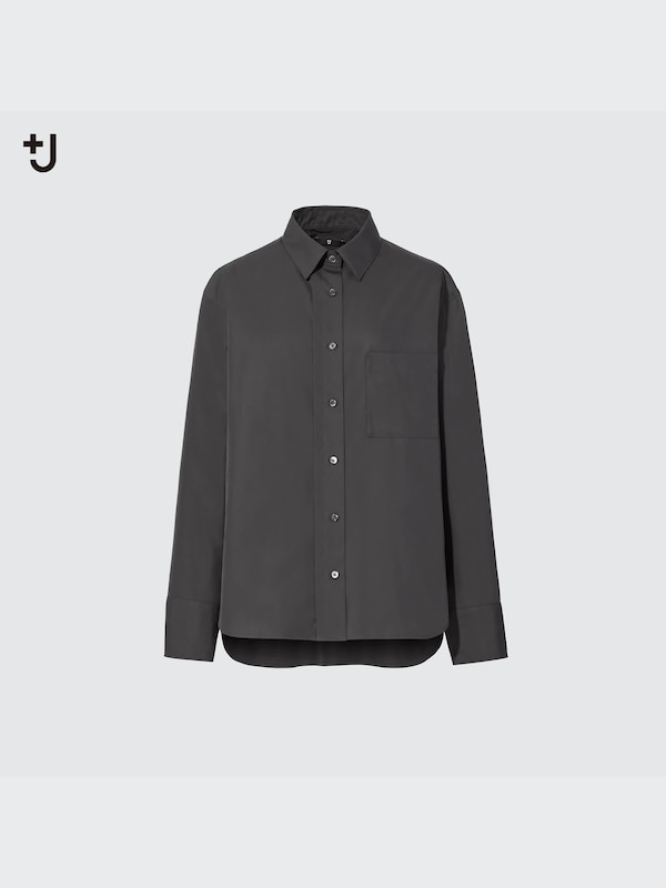 +J Supima® Cotton Long-Sleeve Shirt | UNIQLO US