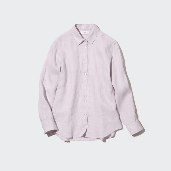 Premium Linen Long-Sleeve Shirt | UNIQLO US