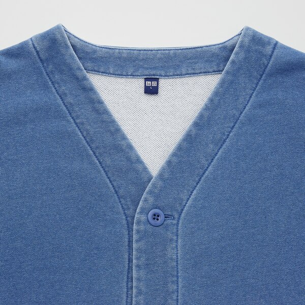 Indigo Dye Sweat Cardigan | UNIQLO US
