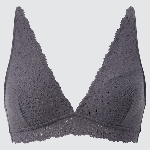 Wireless Bra (Plunging Relax, Lace) | UNIQLO US