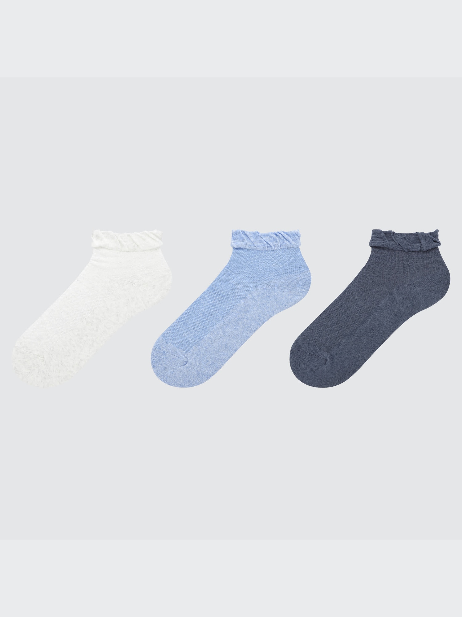 Mesh Relaxed Short Socks (3 Pairs) | UNIQLO US
