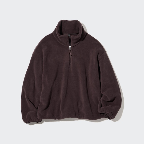 Fleece Half-Zip Pullover Shirt | UNIQLO US