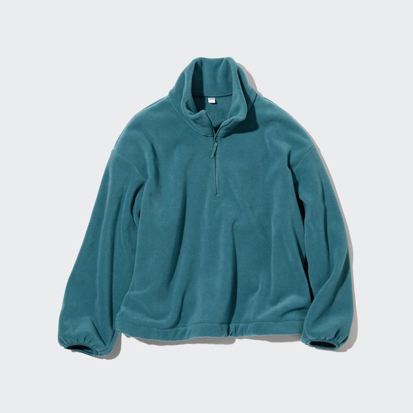 Fleece Half-Zip Pullover Shirt | UNIQLO US