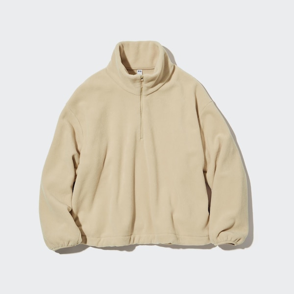 Fleece Half-Zip Pullover Shirt | UNIQLO US