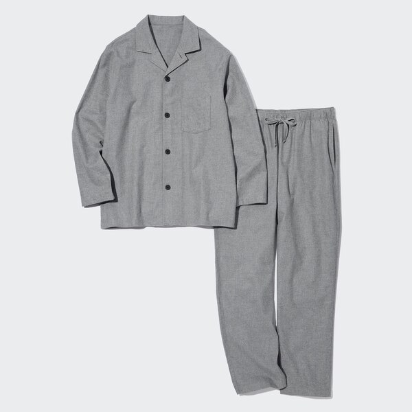 Flannel Long-Sleeve Pajamas | UNIQLO US