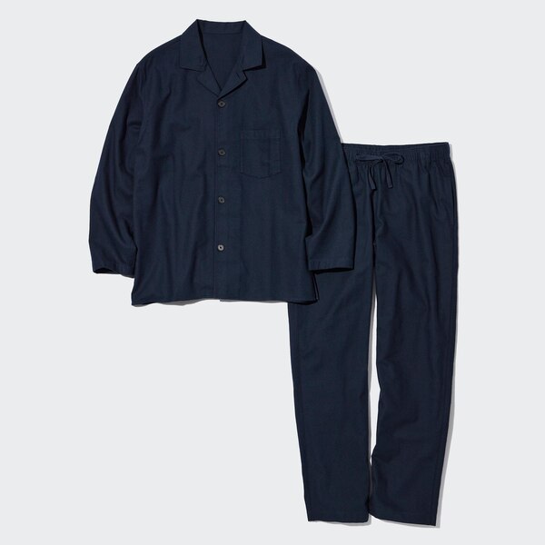 Flannel Long-Sleeve Pajamas | UNIQLO US