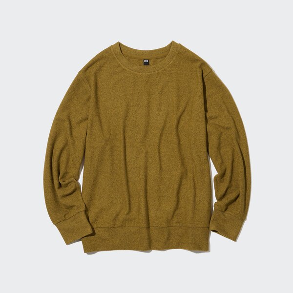 Soft Knitted Fleece Crew Neck Long-Sleeve T-Shirt | UNIQLO US