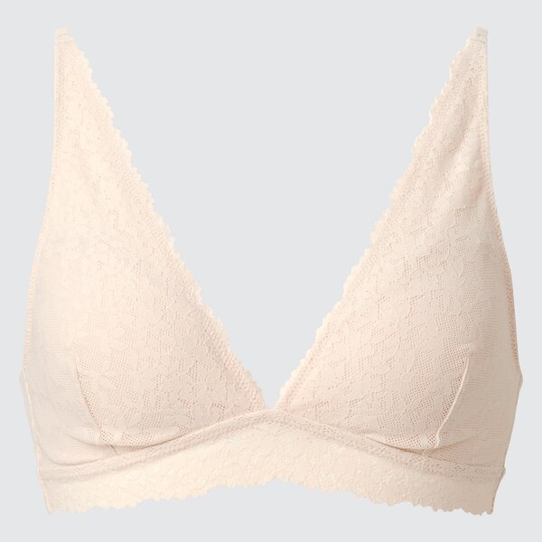 Wireless Bra (Plunging Relax, Lace) | UNIQLO US