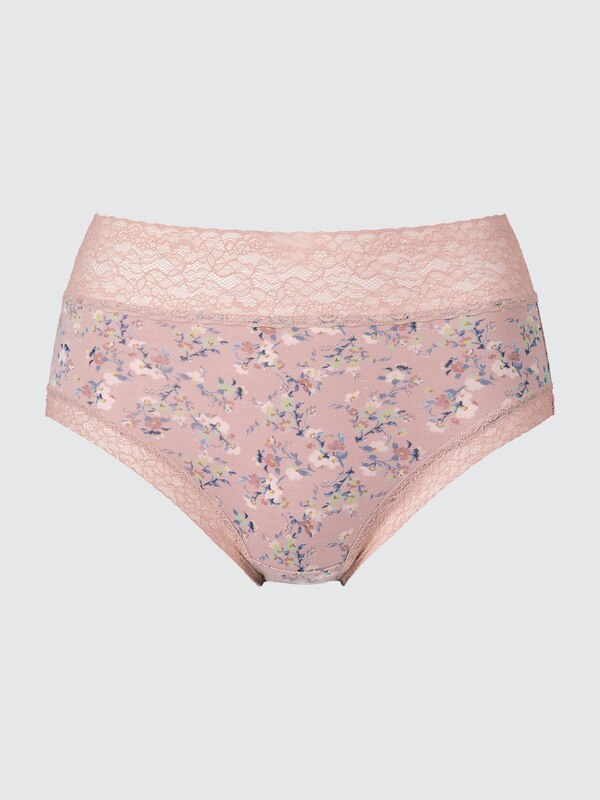 Women's Flower Print High-Rise Briefs | UNIQLO US