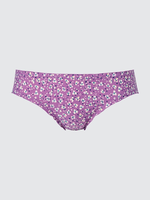 Women's MID RISE BRIEFS (FRILL) (MINI FLOWER) | UNIQLO CA