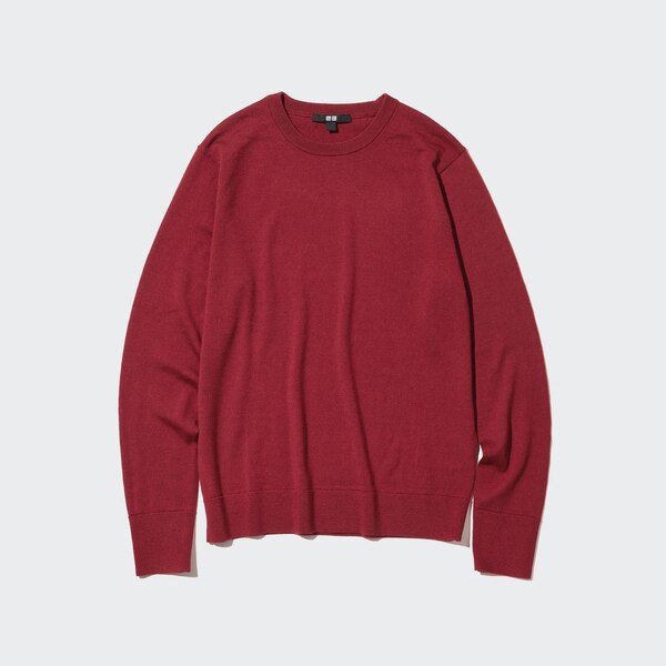 Extra Fine Merino Crew Neck Long-Sleeve Sweater | UNIQLO US
