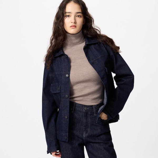 Extra Fine Merino Ribbed Turtleneck Long-Sleeve Sweater | UNIQLO US