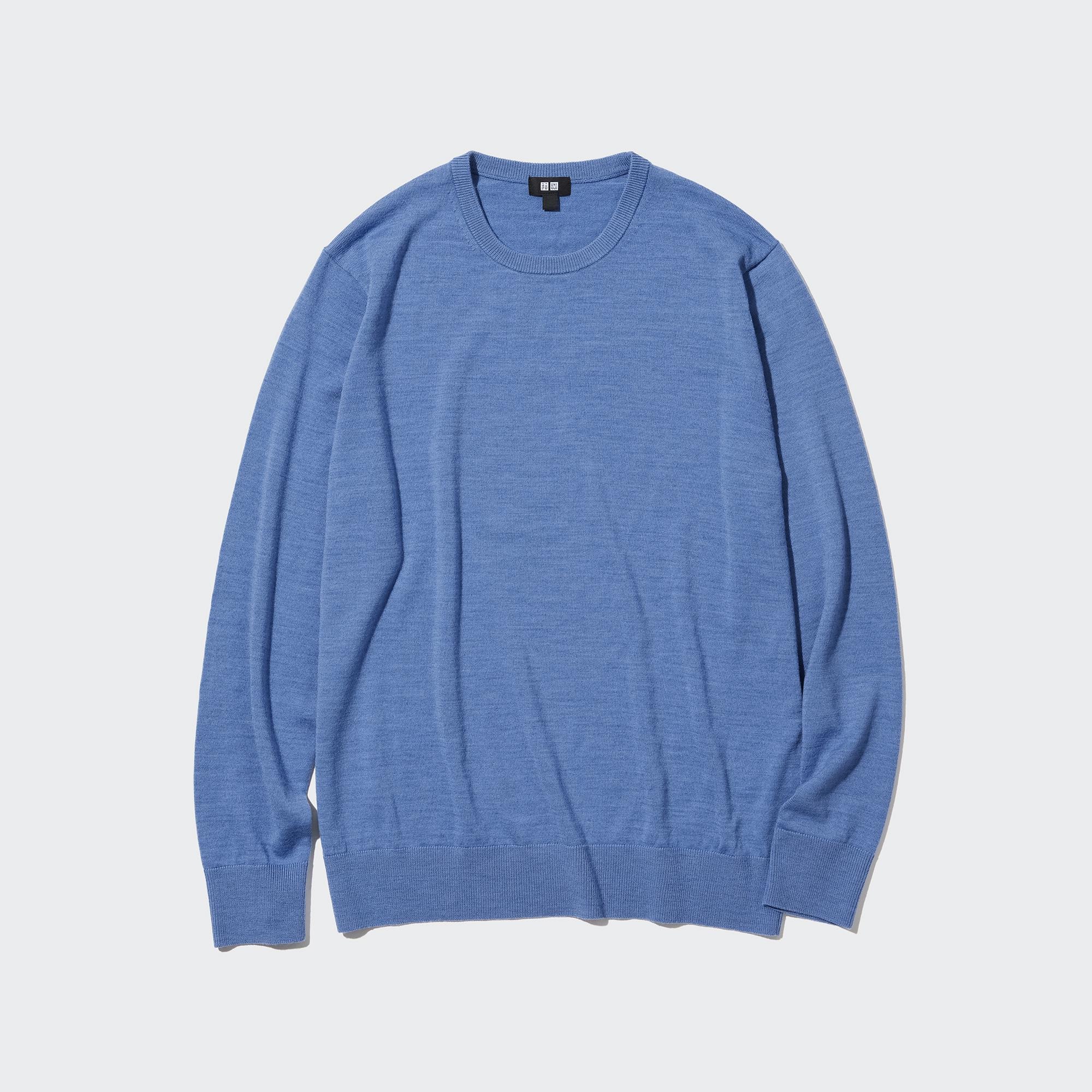Extra Fine Merino Crew Neck Long-Sleeve Sweater | UNIQLO US