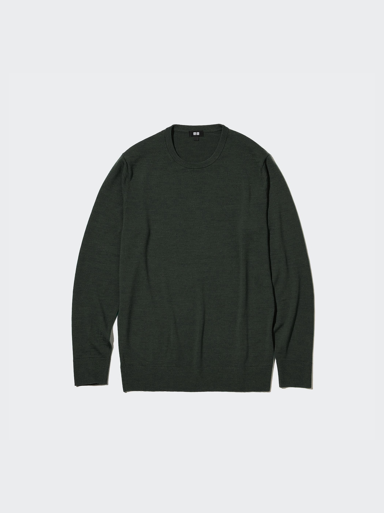 Men's Extra fine merino crew neck L/S sweater | UNIQLO FR