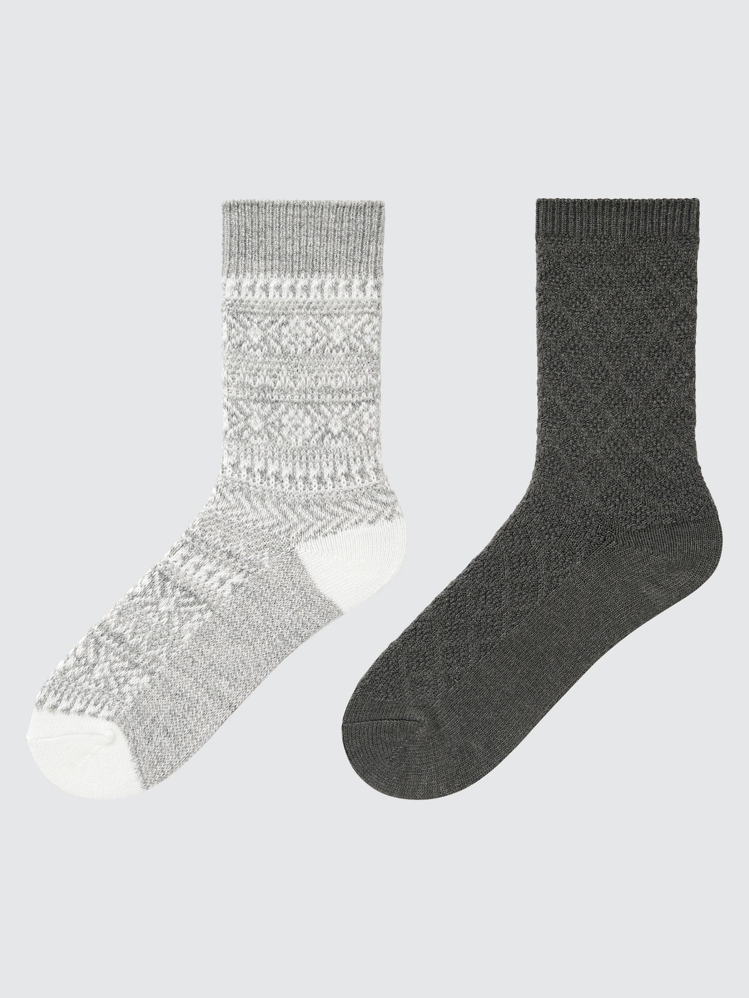 HEATTECH Fair Isle Socks (2 Pairs) | UNIQLO US
