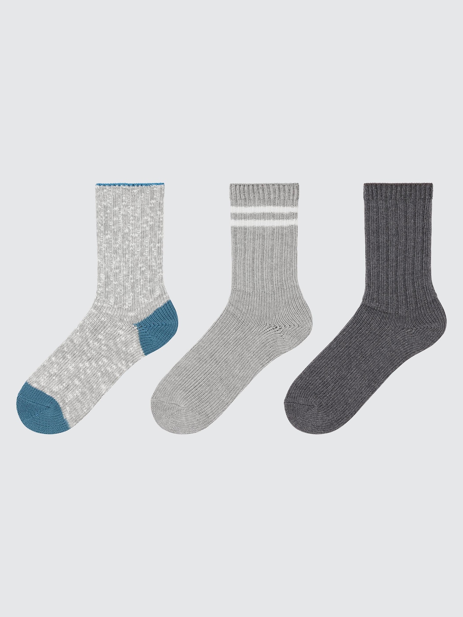 Low-Gauge Slub Socks (3 Pairs) | UNIQLO US