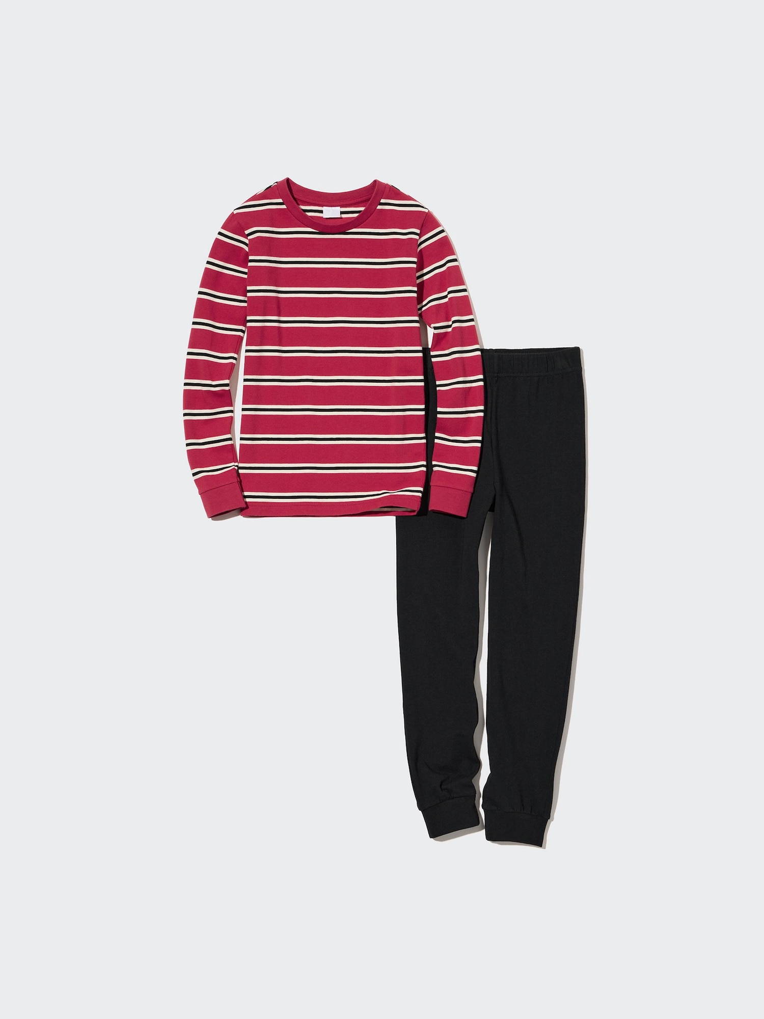 Ultra Stretch Waffle Sweat Long-Sleeve Striped Set | UNIQLO US