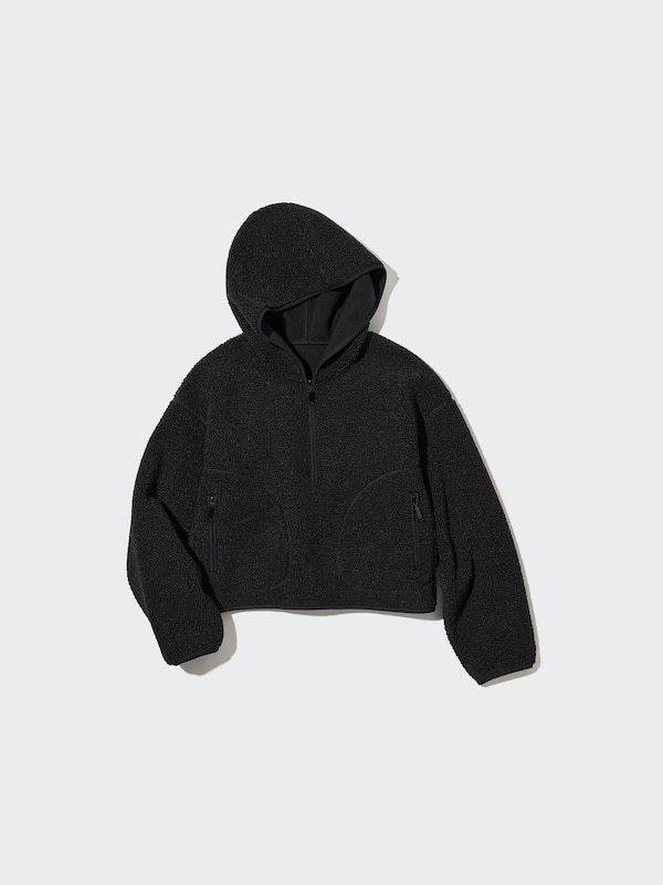 Windproof Outer Fleece Half-Zip Pullover Shirt | UNIQLO US