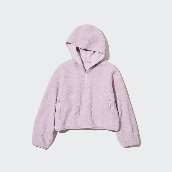 Windproof Outer Fleece Half-Zip Pullover Shirt | UNIQLO US