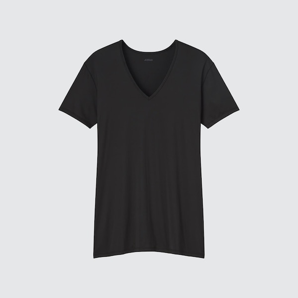 AIRism V-Neck Short-Sleeve T-Shirt | UNIQLO US